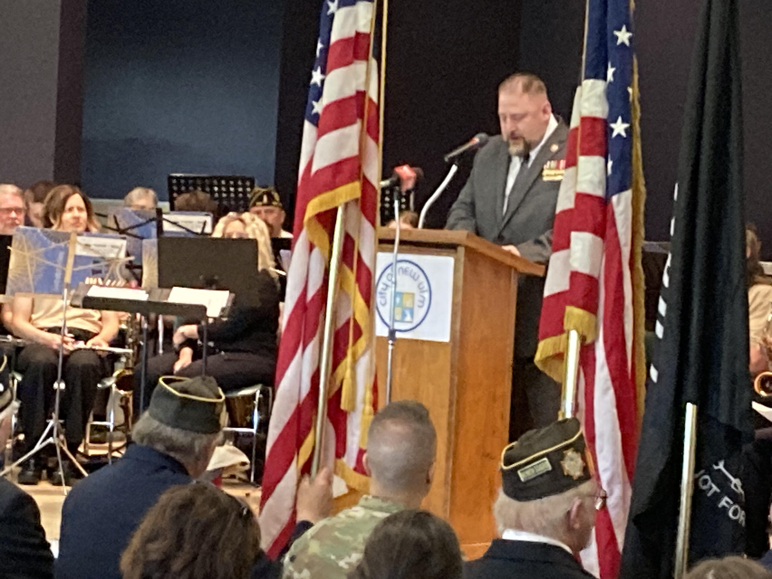 JOE STEVENS OF U.S MARINE CORPS SPEAKS AT NEW ULM MEMORIAL DAY PROGRAM ...